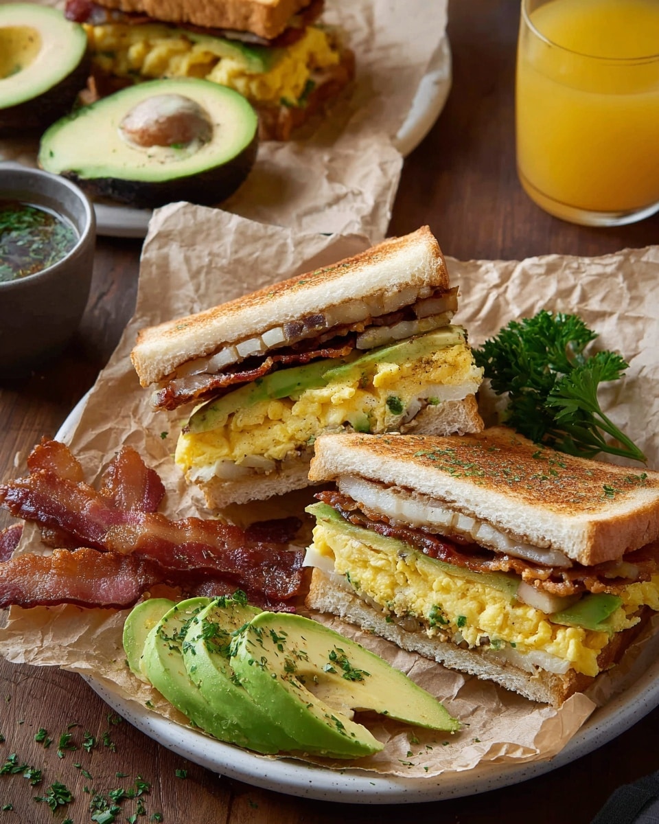 Breakfast Club Sandwich – Hearty Morning Breakfast Delight